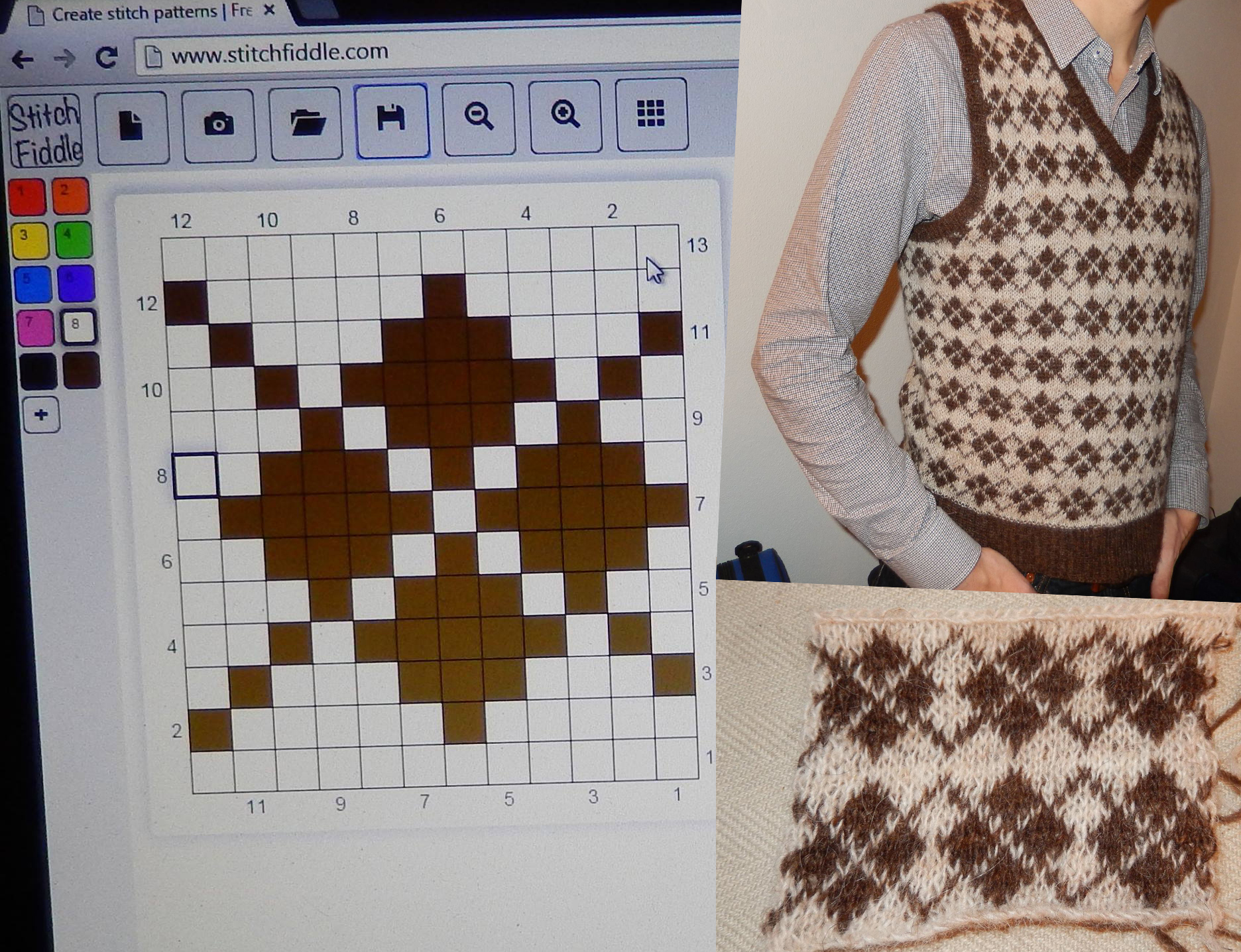 Create Your Own Knitting Chart Pattern